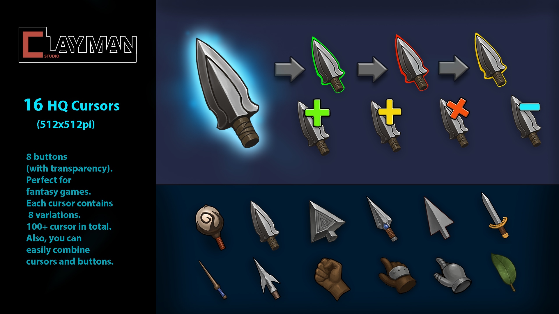 Cursors Mega Pack in 2D Assets - UE Marketplace